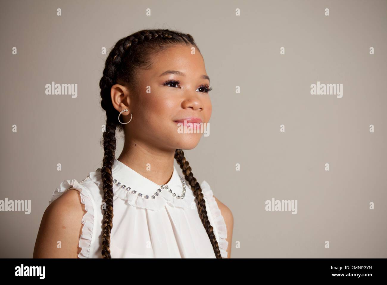 In this Feb. 25, 2018 photo, actor Storm Reid poses for a portrait at ...