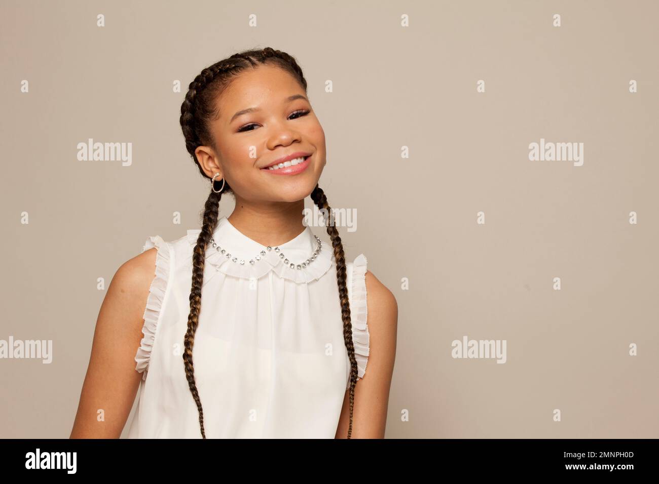 In this Feb. 25, 2018 photo, actor Storm Reid poses for a portrait at ...