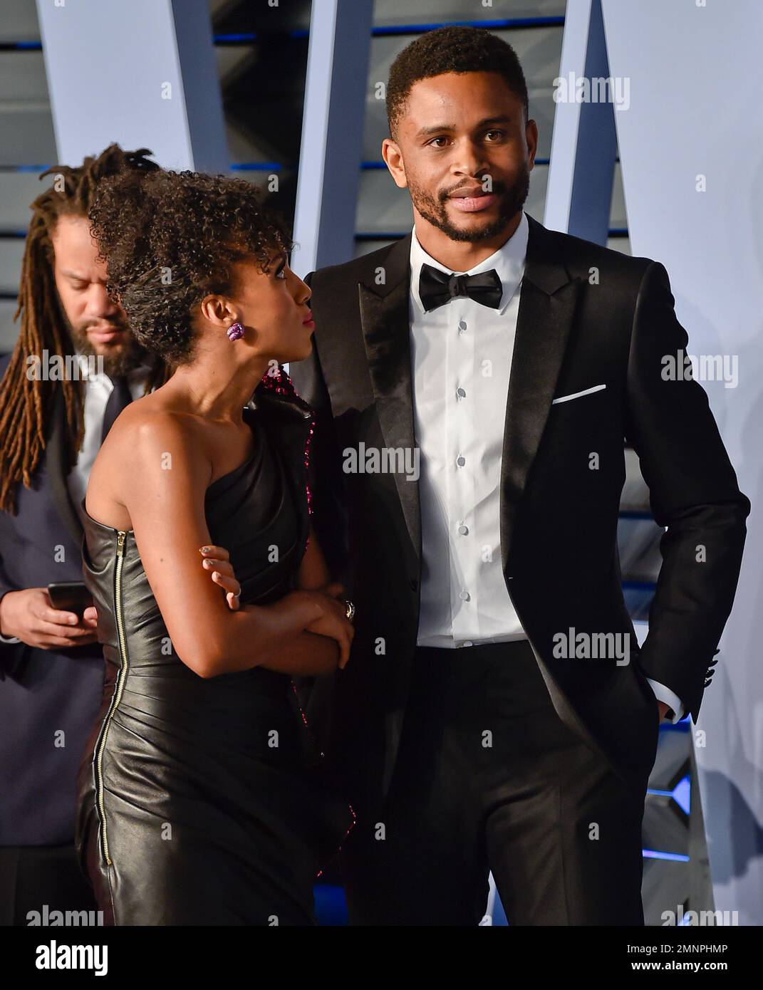 Kerry Washington and husband Nnamdi Asomugha arrive at the Vanity Fair ...