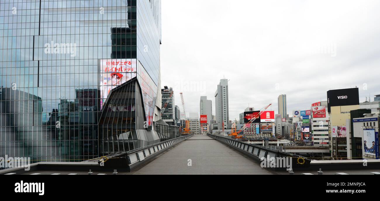 Shibuya Scramble Square building in Shibuya, Tokyo, Japan Stock Photo ...