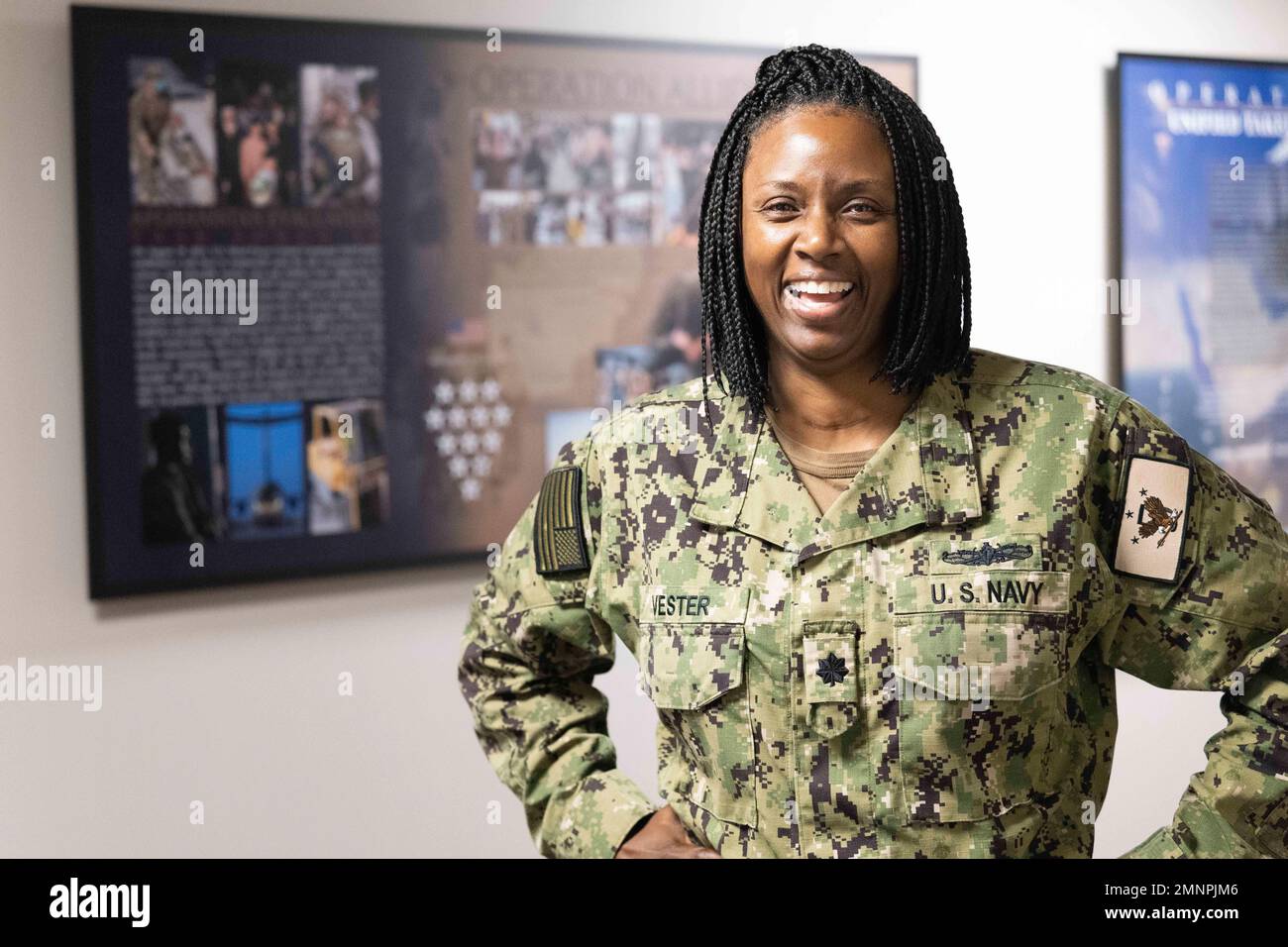 MANAMA, Bahrain (Oct. 4, 2022) Cmdr. Katherine Vester poses for a ...