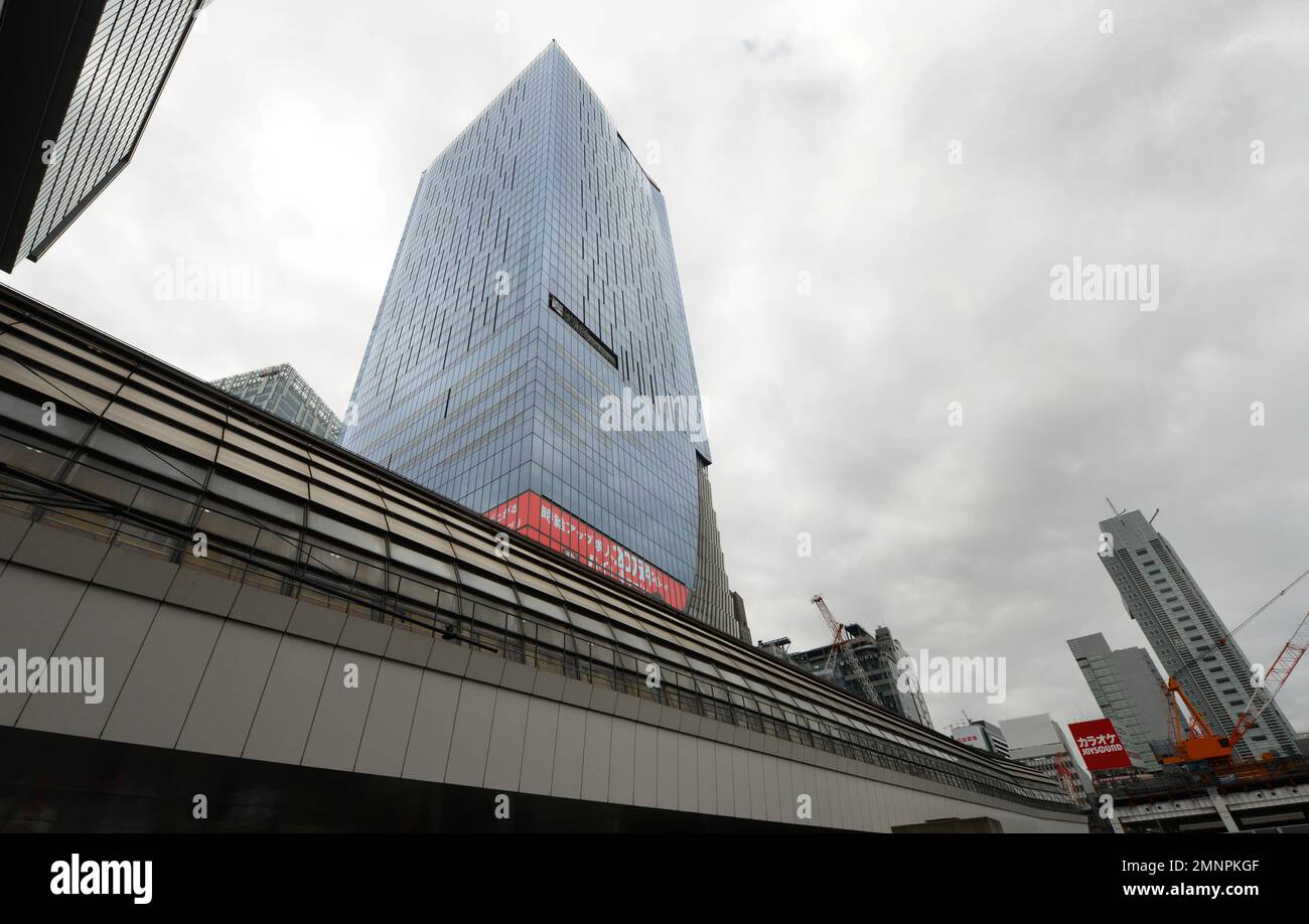 Shibuya Scramble Square building in Shibuya, Tokyo, Japan Stock Photo ...