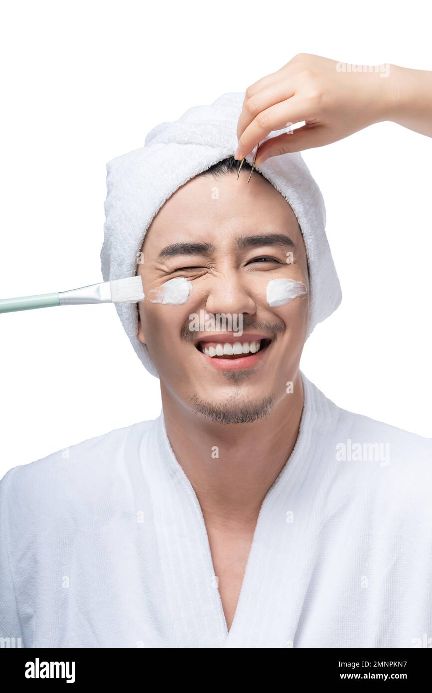 Men's beauty portrait Stock Photo - Alamy