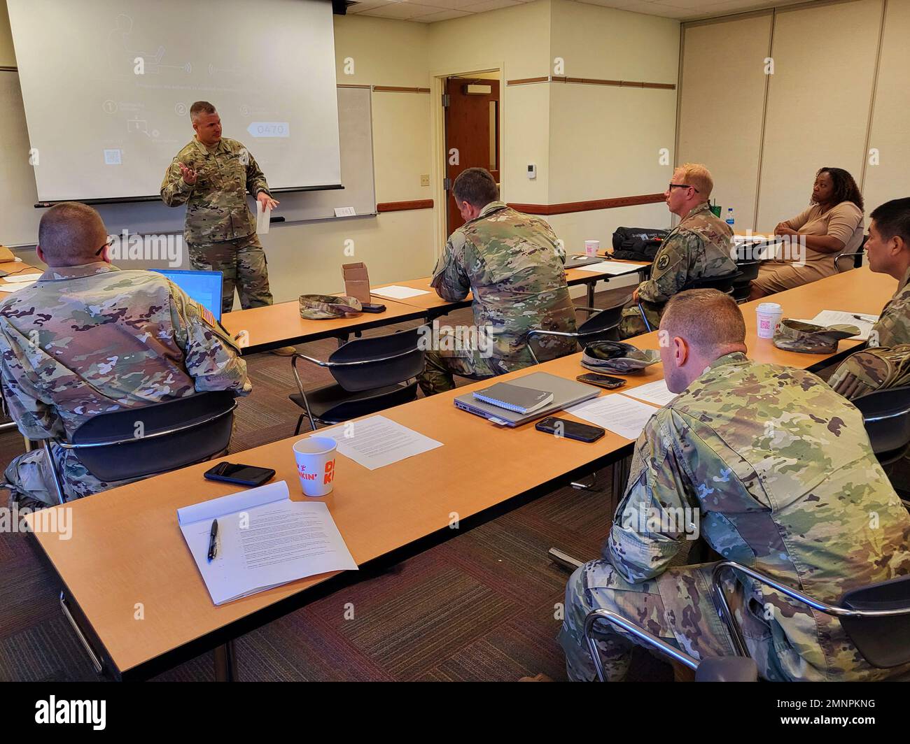 U.S. Army Reserve Sgt. 1st Class Stephen M. Cox, the area five leader ...