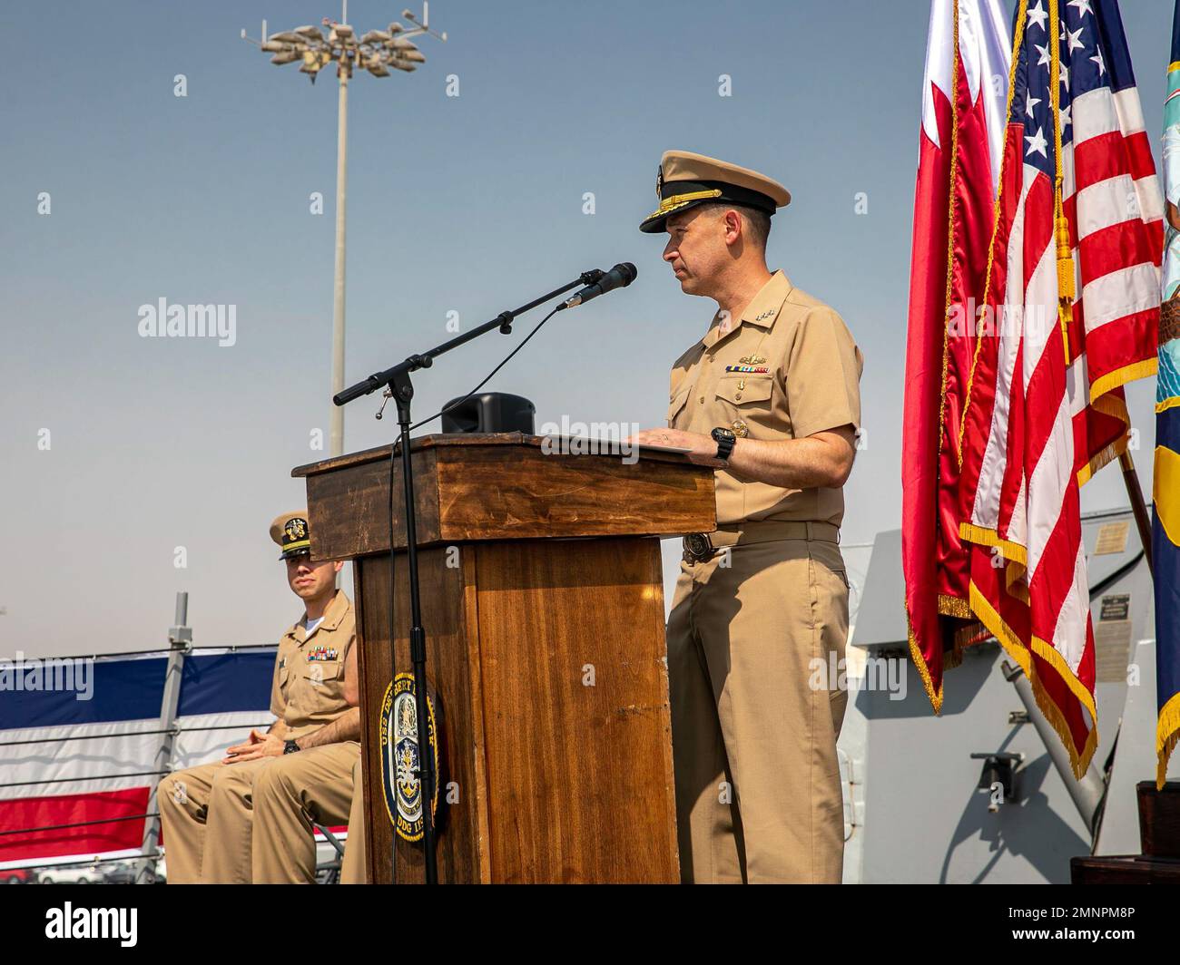 221005-N-UL352-1052 HAMAD PORT, Qatar (Oct. 5, 2022) Vice Adm. Brad ...