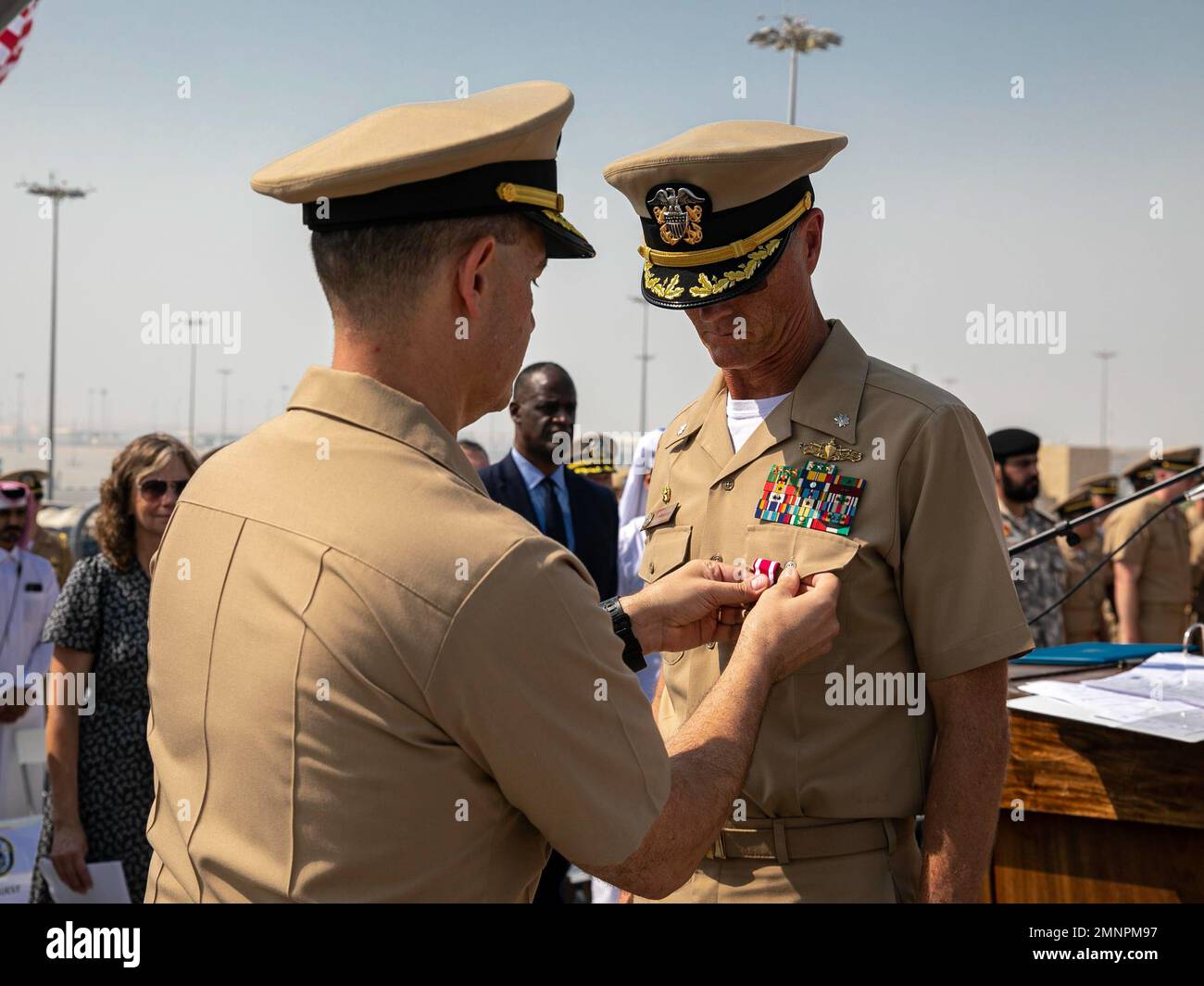 221005-N-UL352-1070 HAMAD PORT, Qatar (Oct. 5, 2022) Vice Adm. Brad ...