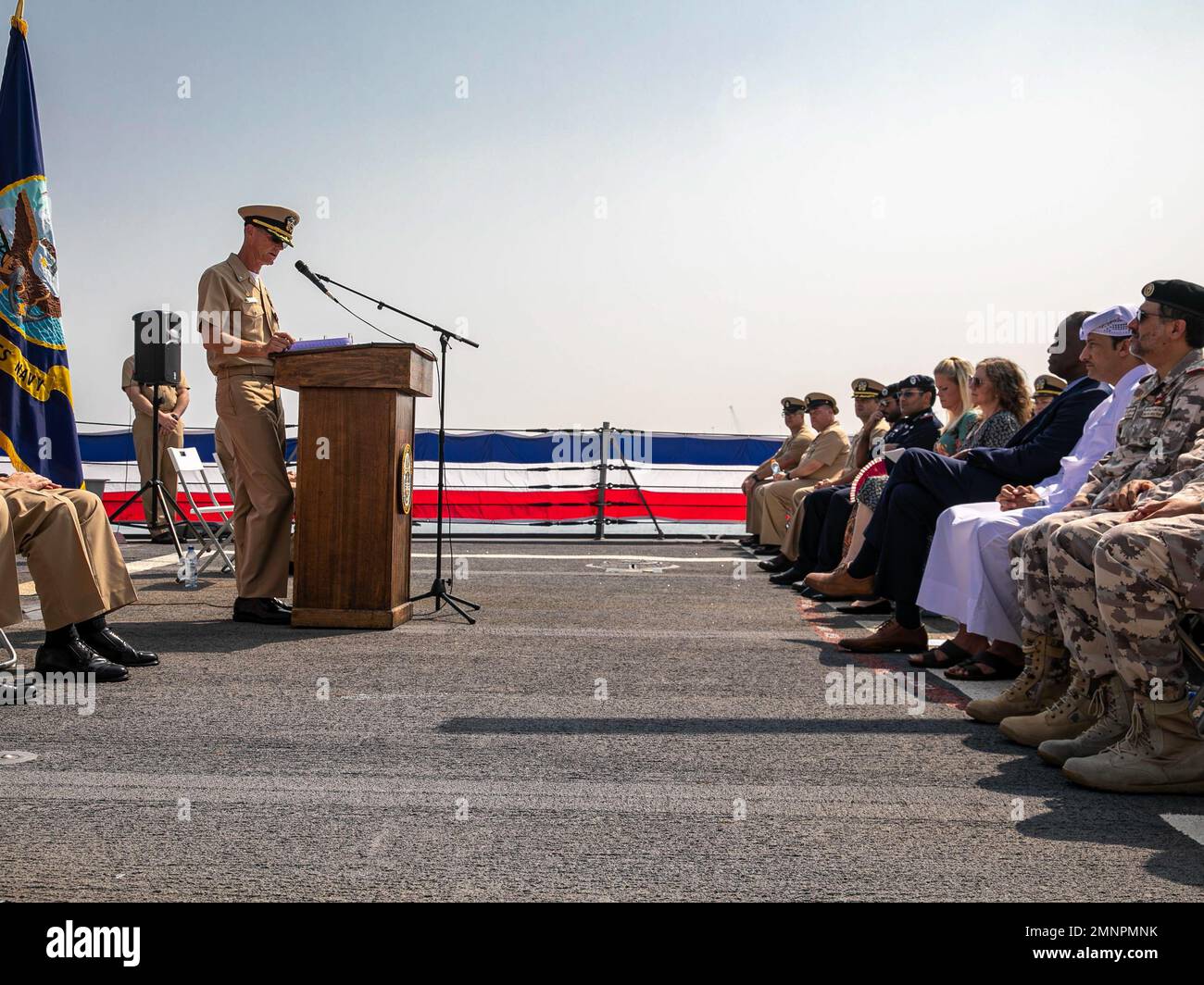 221005-N-UL352-1099 HAMAD PORT, Qatar (Oct. 5, 2022) Cmdr. Mark ...