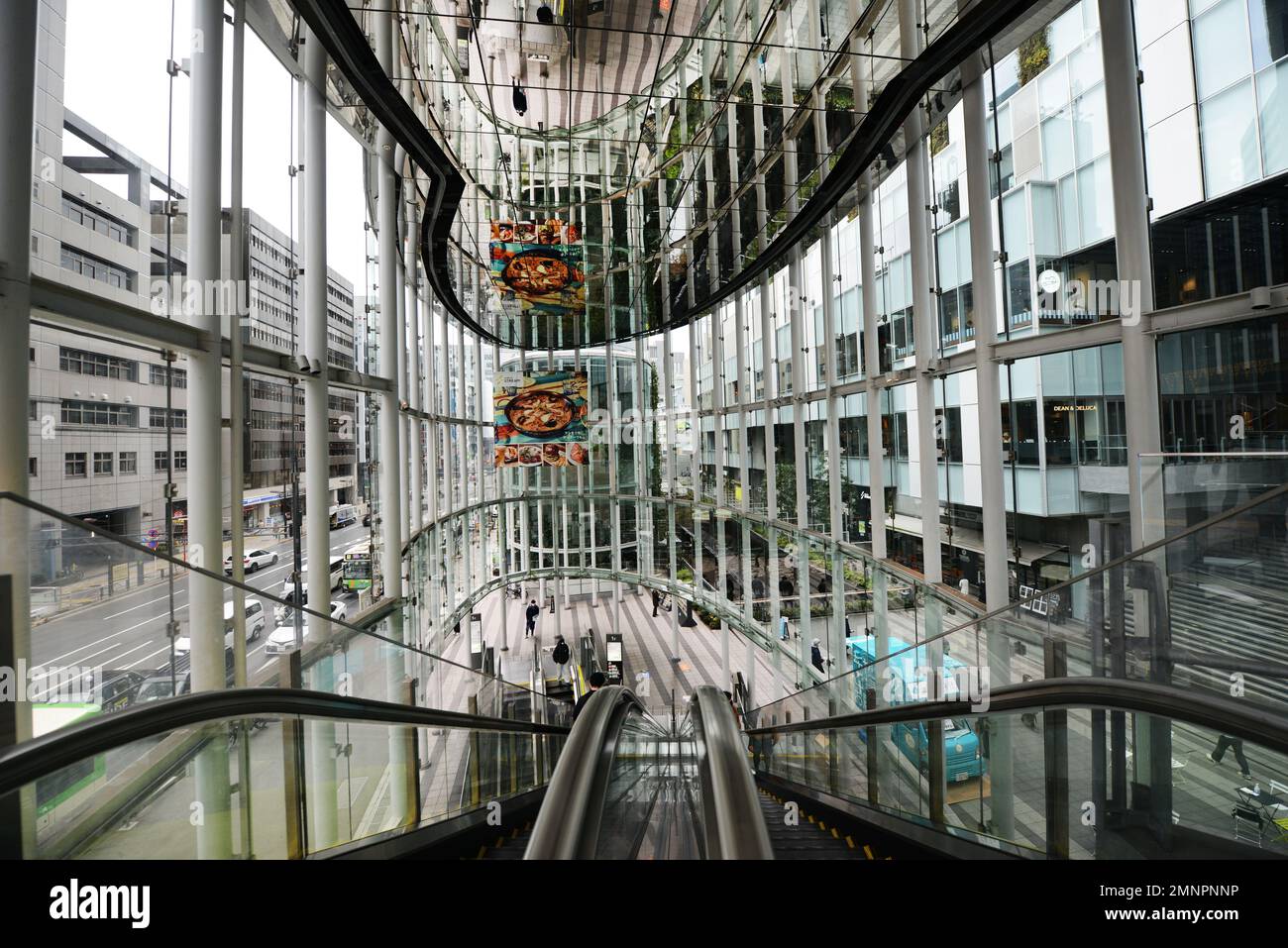 The modern Shibuya Stream building in Shibuya, Tokyo, Japan Stock Photo ...
