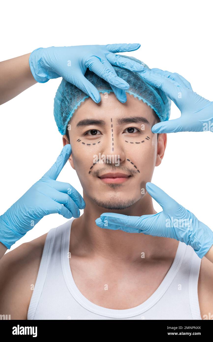 Men's beauty portrait Stock Photo - Alamy