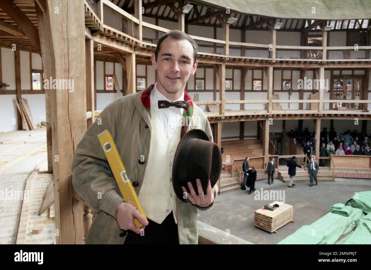 Mark Rylance, the artistic director of Shakespeare's Globe poses with a ...