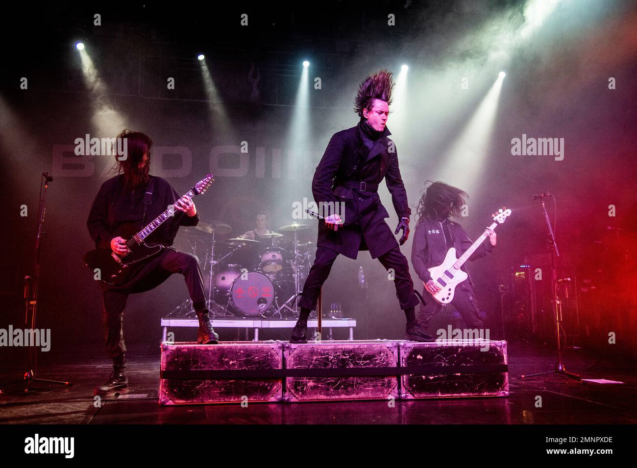 Joakim "Jolly" Karlsson, left, Noah Sebastian, and Nicholas Ruffilo of ...