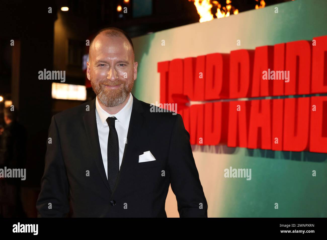 Film Director Roar Uthaug poses for photographers on arrival at the ...