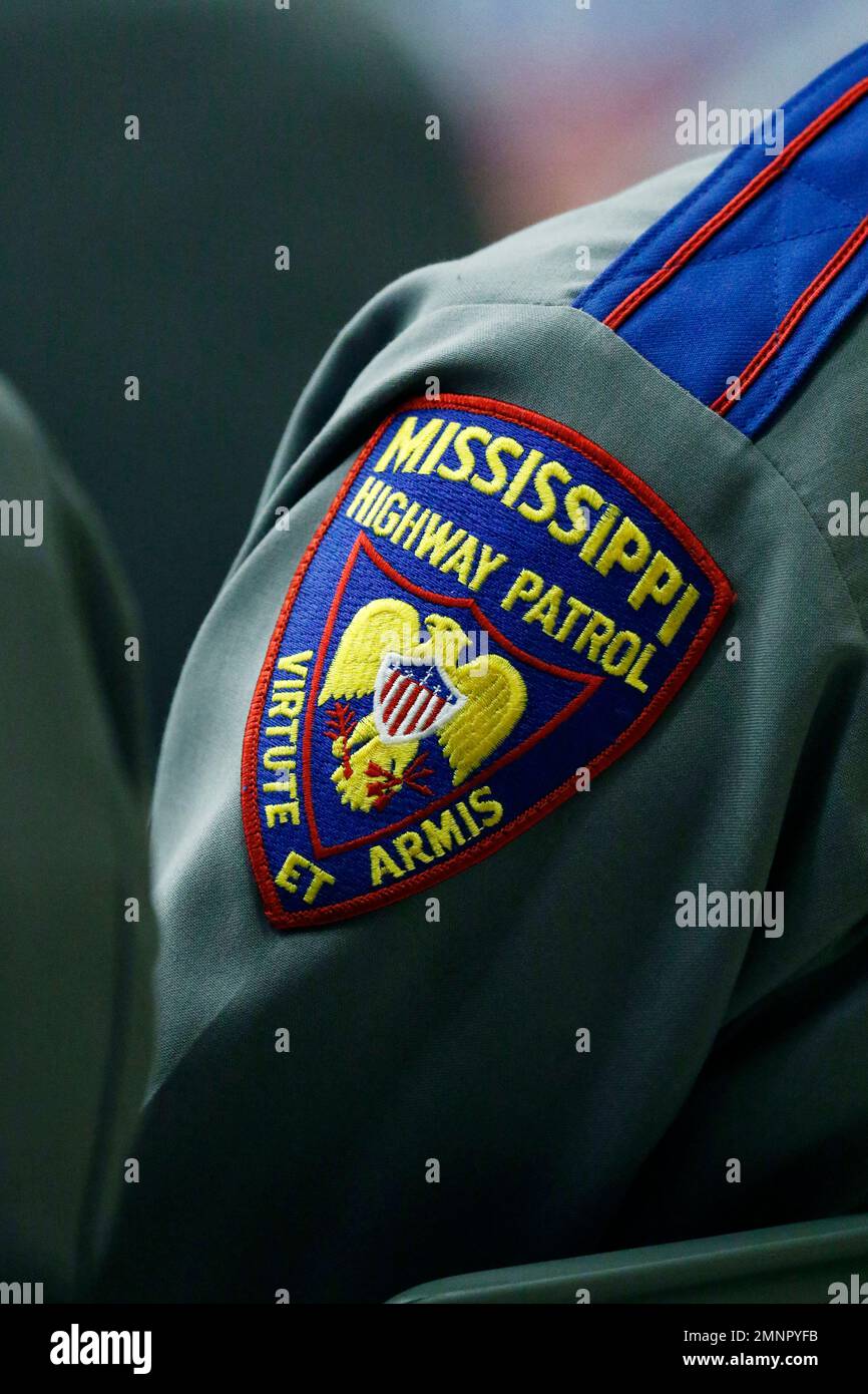 Each cadet wears a Mississippi Highway Patrol patch on each arm of ...