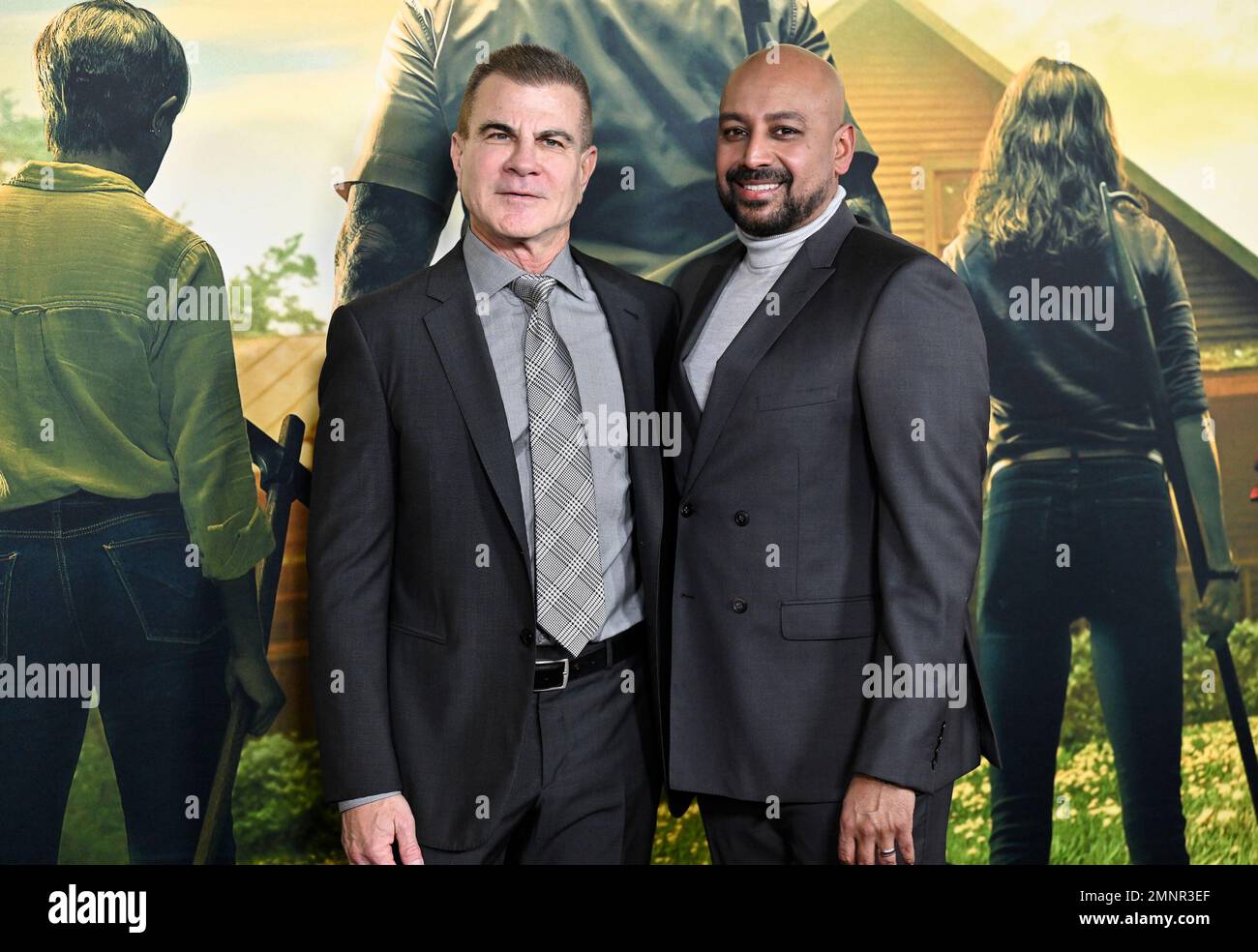 Producers Marc Bienstock, left, Ashwin Rajan attend the "Knock at the ...