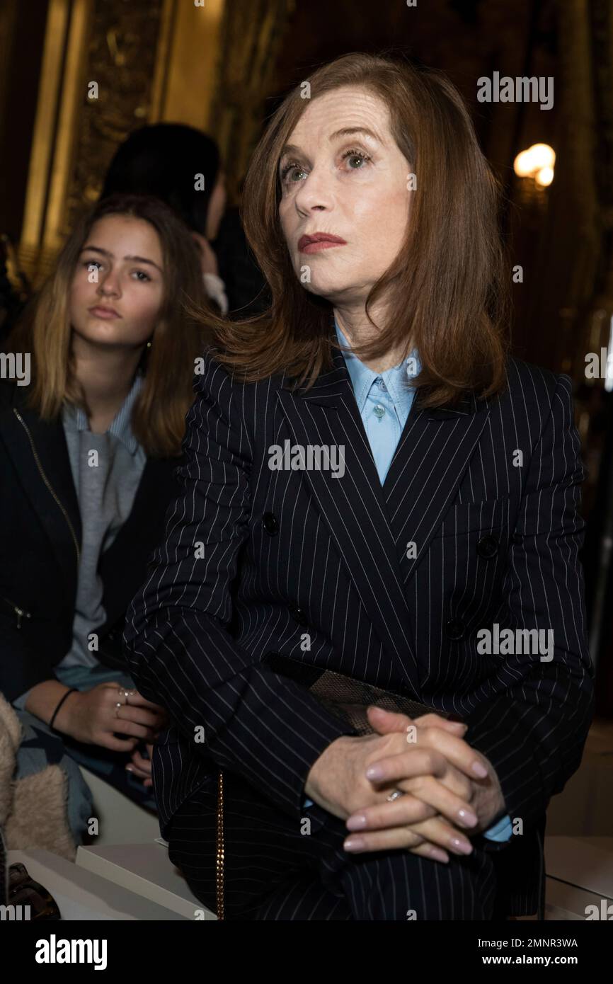 Actress Isabelle Huppert poses for photographers prior to the Stella ...