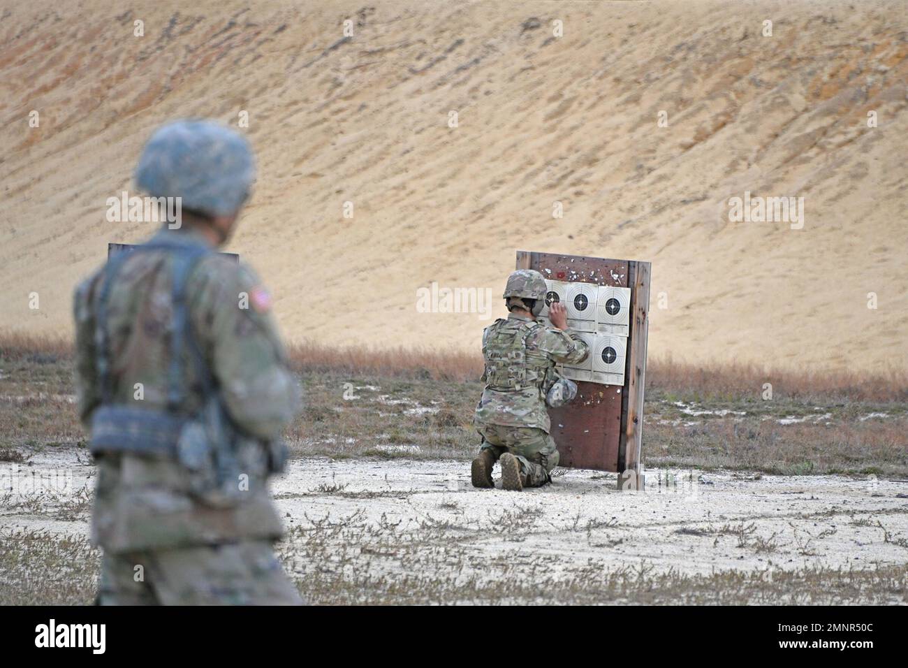 The soldiers from the 104th Engineer Battalion are at the Fort Dix ...