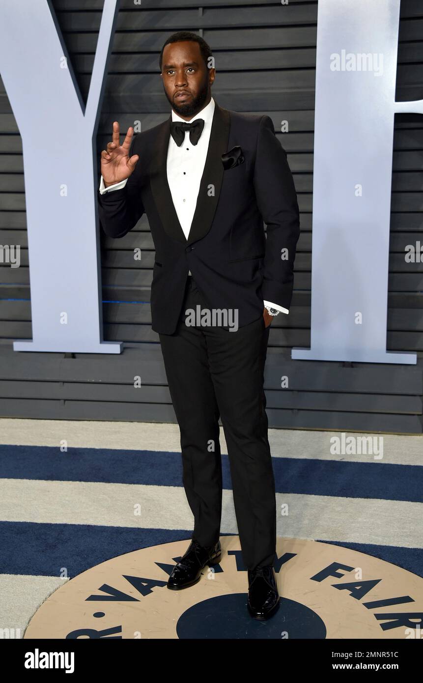 Sean Combs arrives at the Vanity Fair Oscar Party on Sunday, March 4 ...