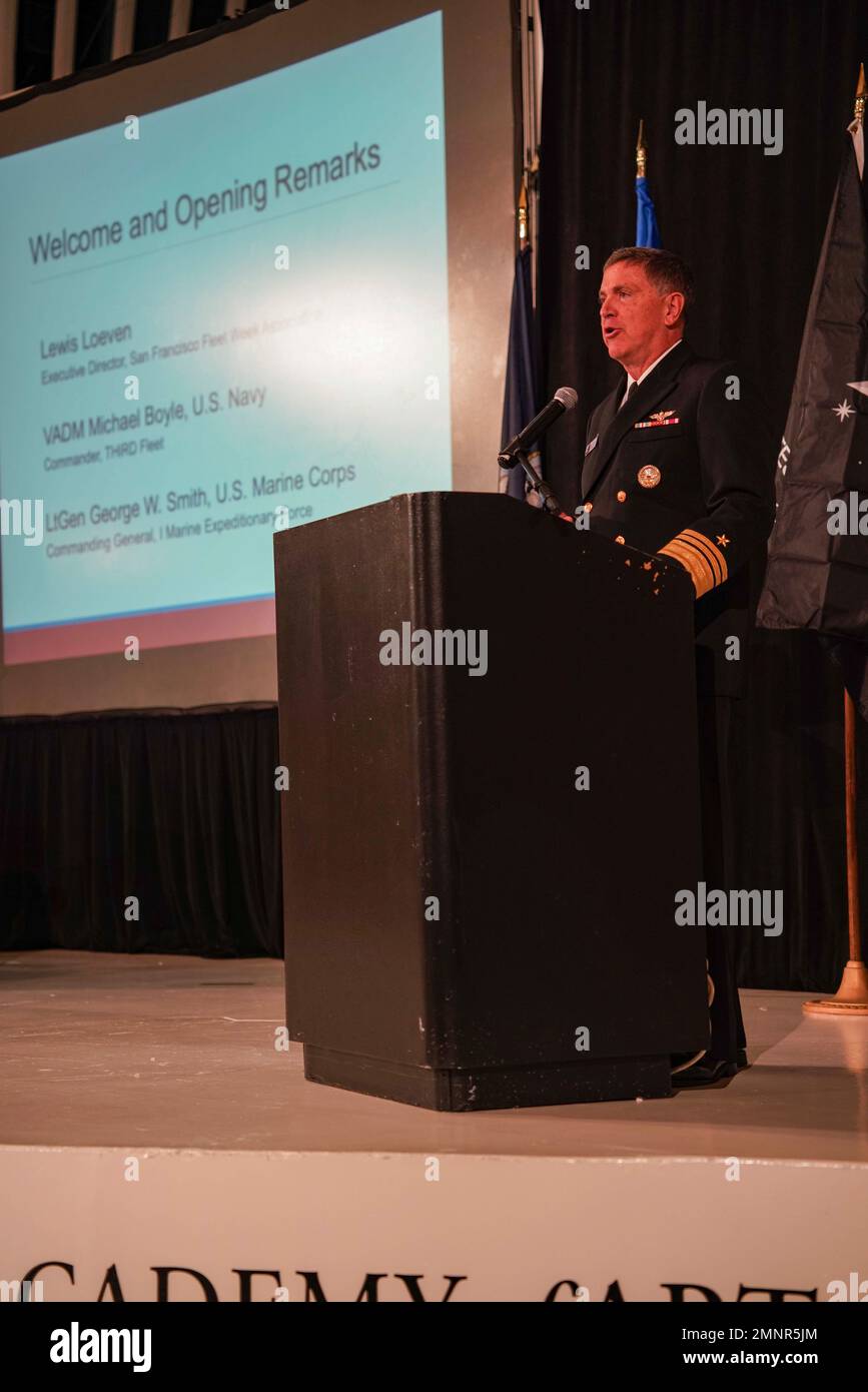 SAN FRANCISCO (Oct. 5, 2022) – Vice Adm. Michael Boyle, commander of ...