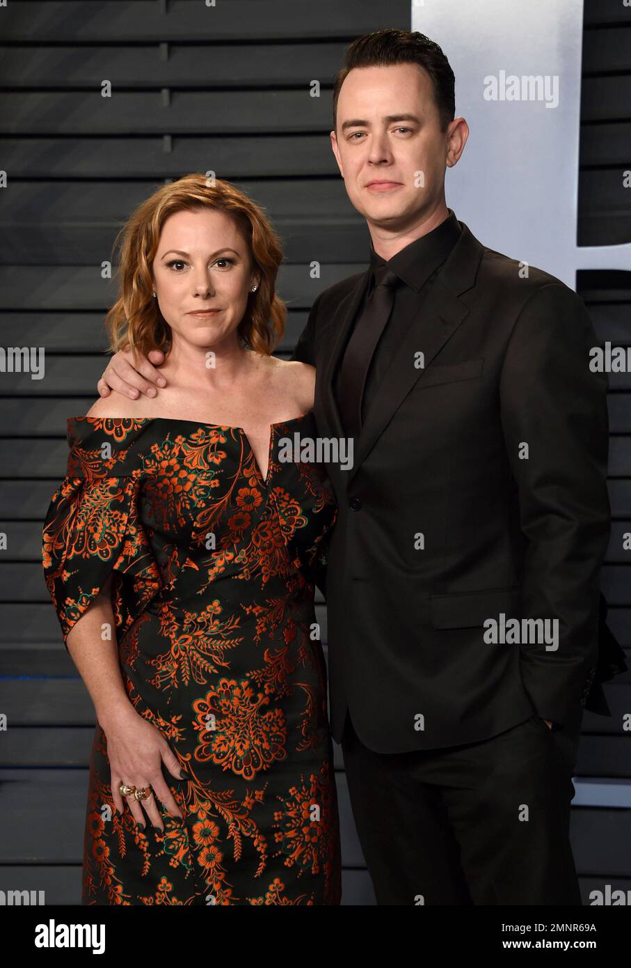 Samantha Bryant, left, and Colin Hanks arrive at the Vanity Fair Oscar ...