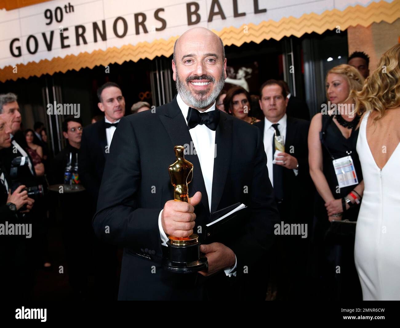 Mark Bridges, winner of the award for best costume design for "Phantom ...