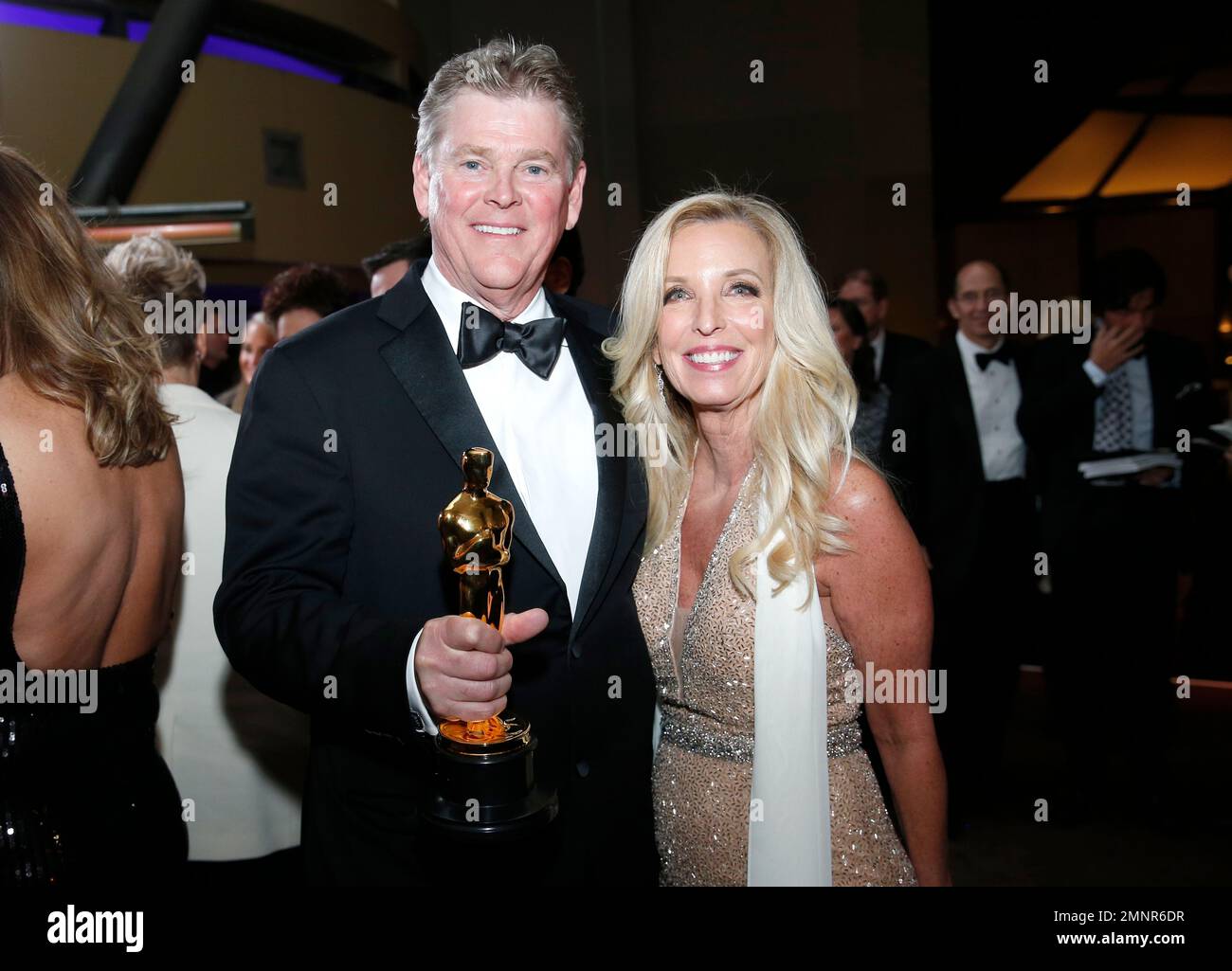 Richard R. Hoover, winner of the award for best visual effects for ...