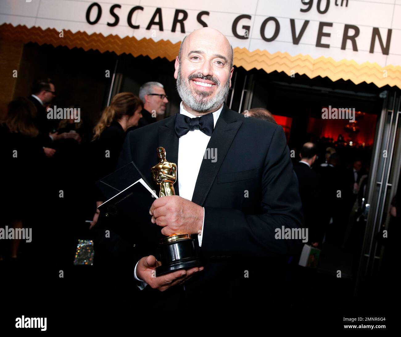 Mark Bridges, winner of the award for best costume design for "Phantom ...