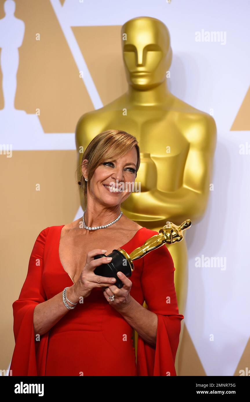 Allison Janney, winner of the award for best performance by an actress ...