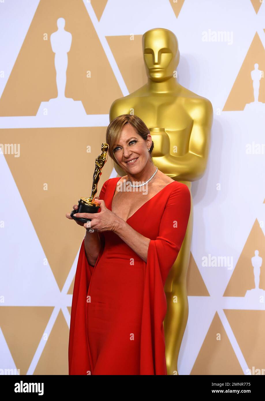 Allison Janney, winner of the award for best performance by an actress ...