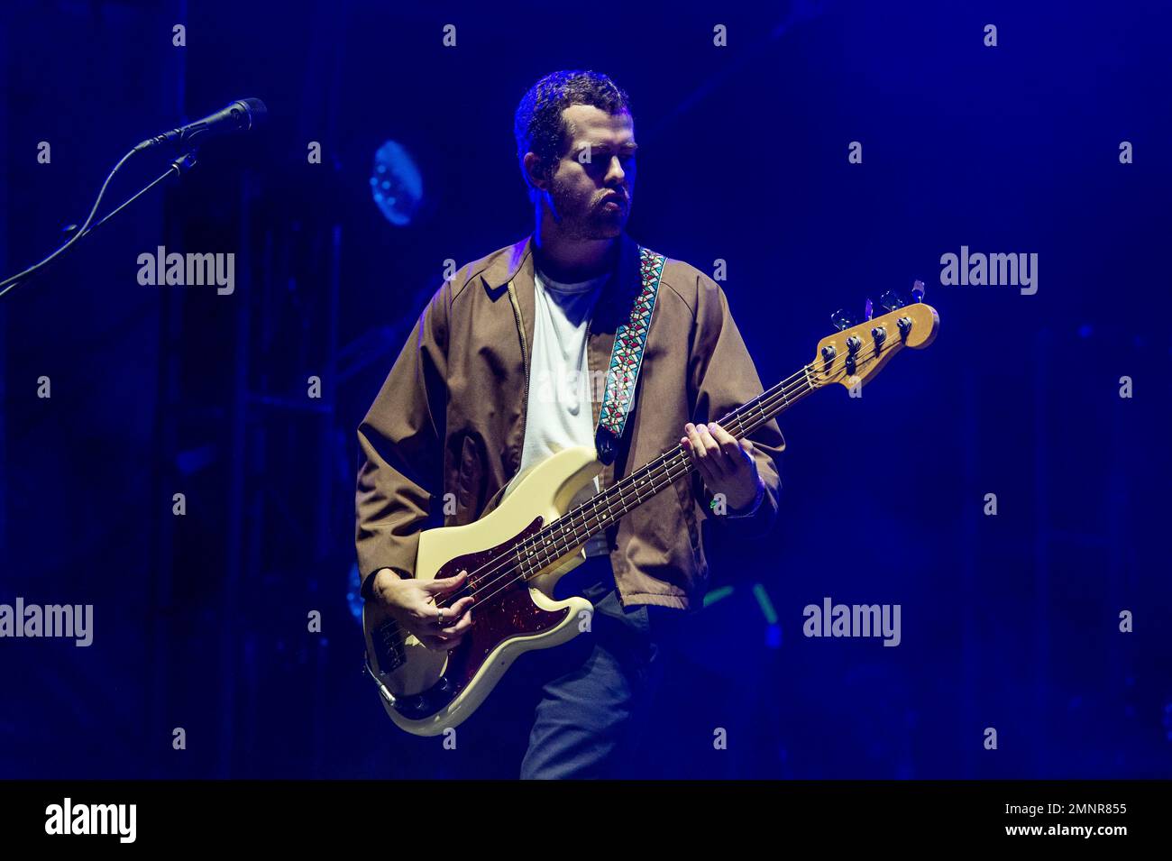 Ryan Hahn of Local Natives performs at the Okeechobee Music and Arts ...
