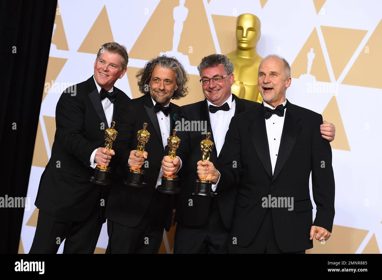 Richard R. Hoover, from left, Paul Lambert, Gerd Nefzer, and John ...