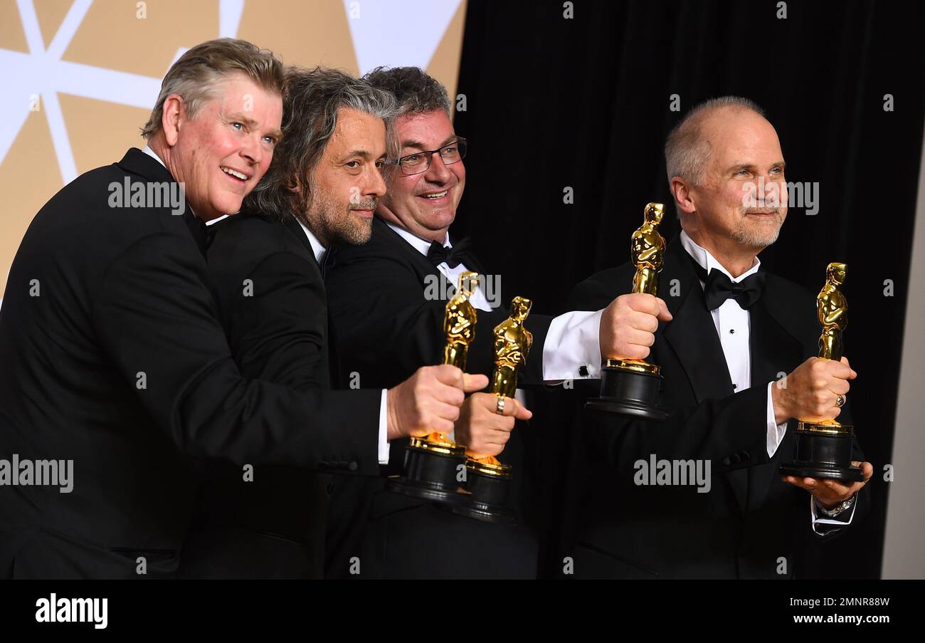 Richard R. Hoover, from left, Paul Lambert, Gerd Nefzer, and John ...