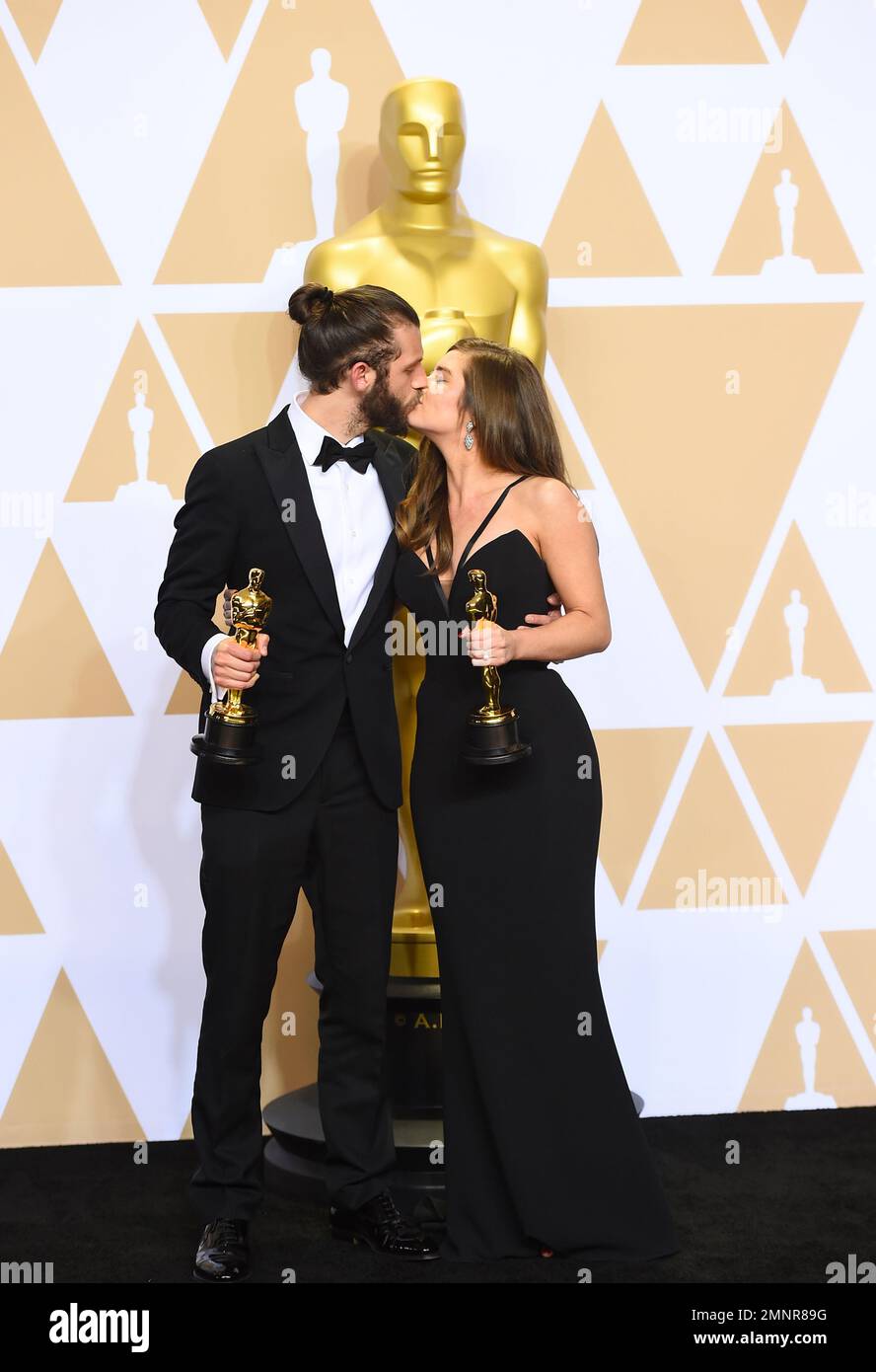 Chris Overton, left, and Rachel Shenton, winners of the award for best ...