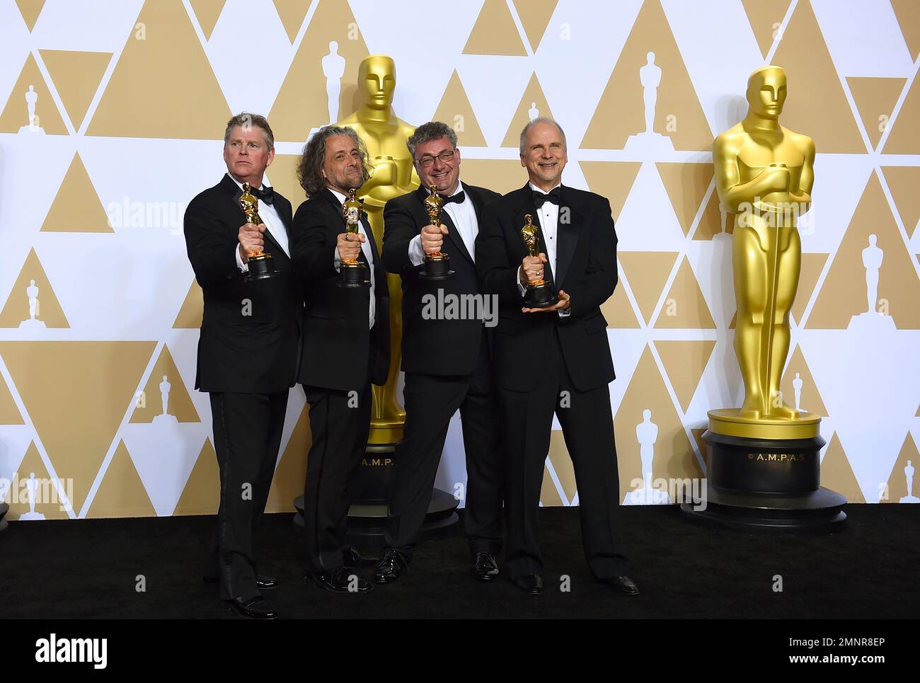 Richard R. Hoover, from left, Paul Lambert, Gerd Nefzer, and John ...