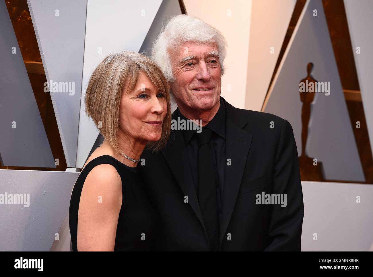 Roger Deakins, right, and Isabella James Purefoy Ellis arrive at the ...