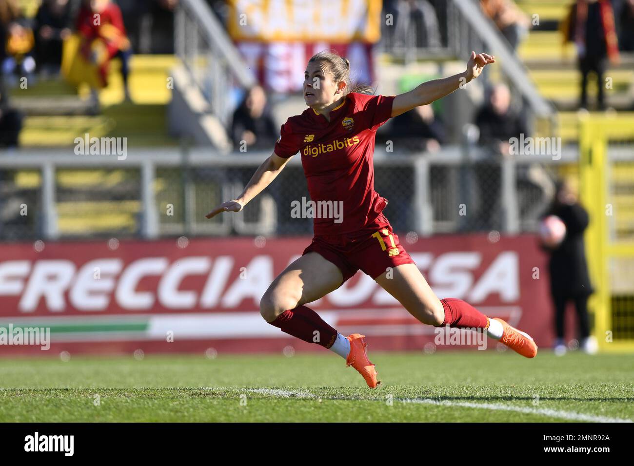 Emilie Bosshard Haavi of A.S. Roma during the 15th day of the Serie A ...