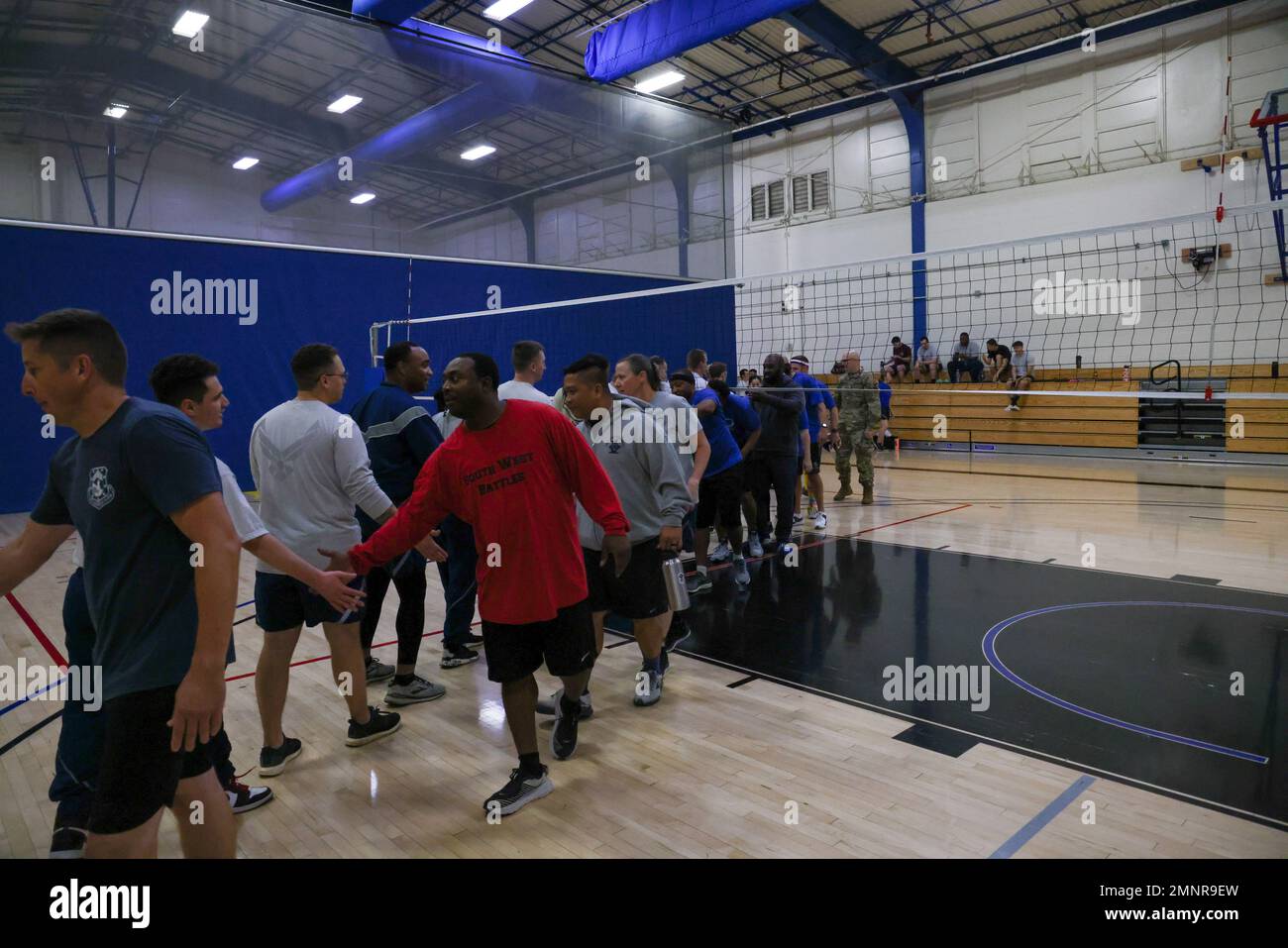 Airman Leadership School (ALS) Class 22-G high five with the chiefs and ...