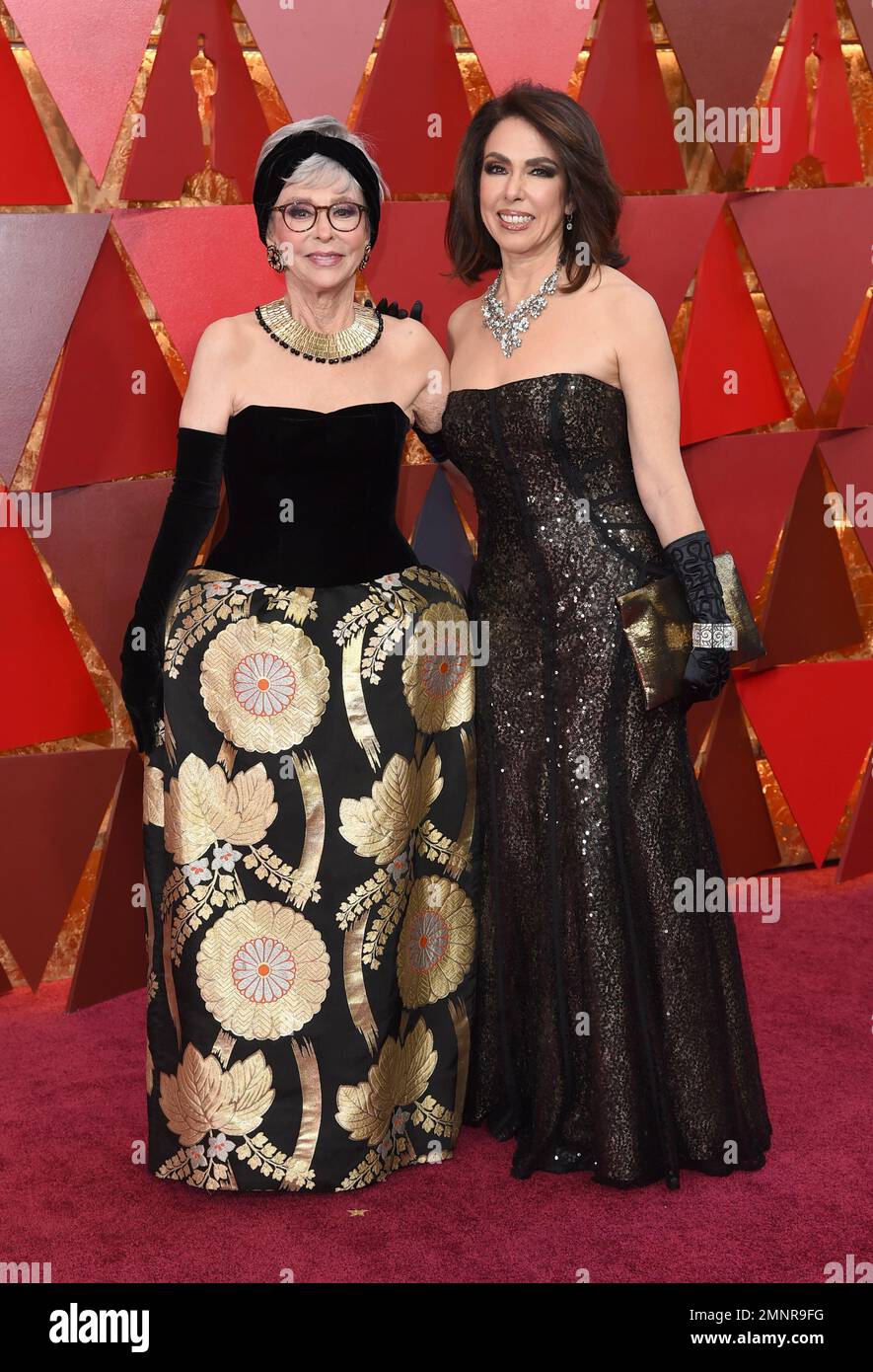 Rita Moreno, left, and Fernanda Luisa Gordon arrive at the Oscars on ...