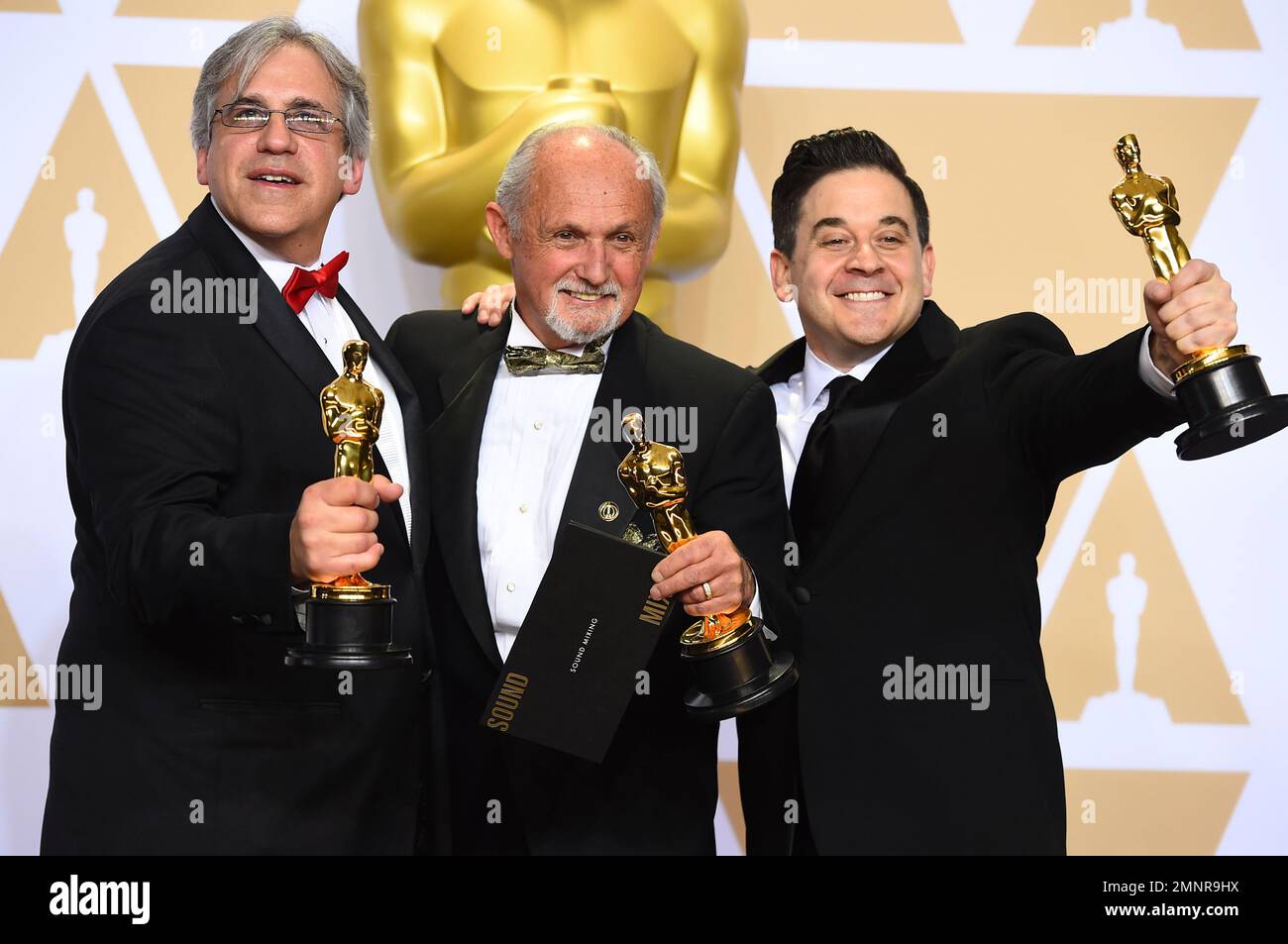 Mark Weingarten, from left, Gregg Landaker, and Gary A. Rizzo, winners ...