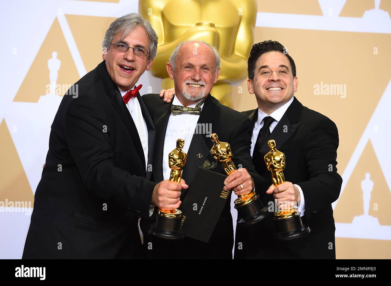 Mark Weingarten, from left, Gregg Landaker, and Gary A. Rizzo, winners ...