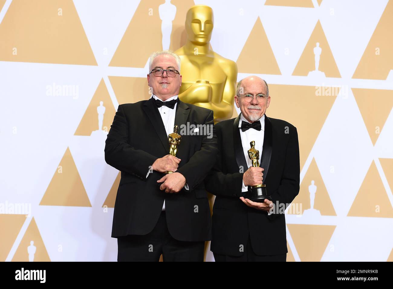 Alex Gibson, left, and Richard King, winners of the award for best ...