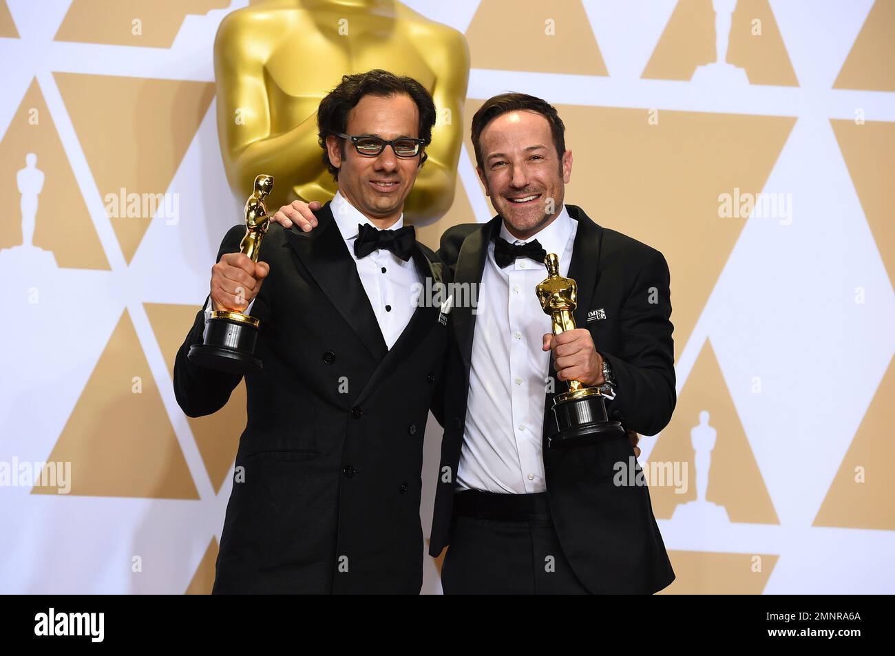 Dan Cogan, left, and Bryan Fogel, winners of the award for best ...