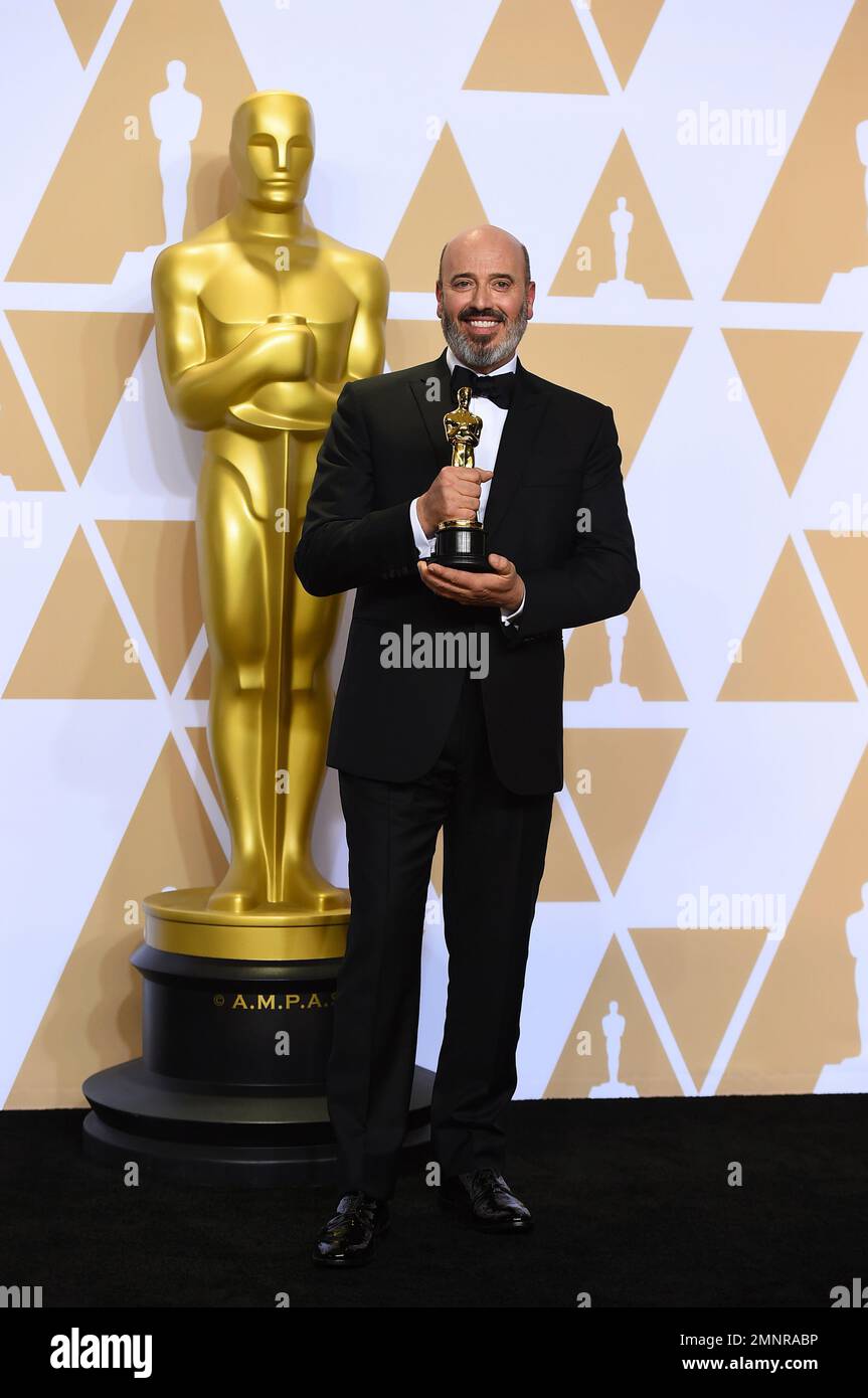 Mark Bridges, winner of the award for best costume design for "Phantom ...