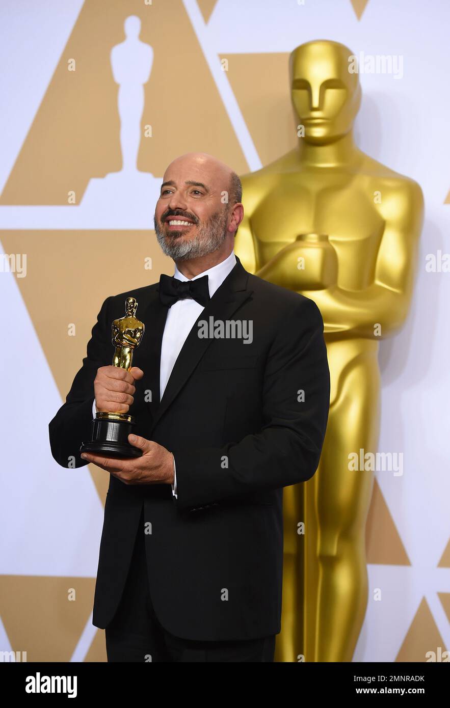 Mark Bridges, winner of the award for best costume design for "Phantom ...