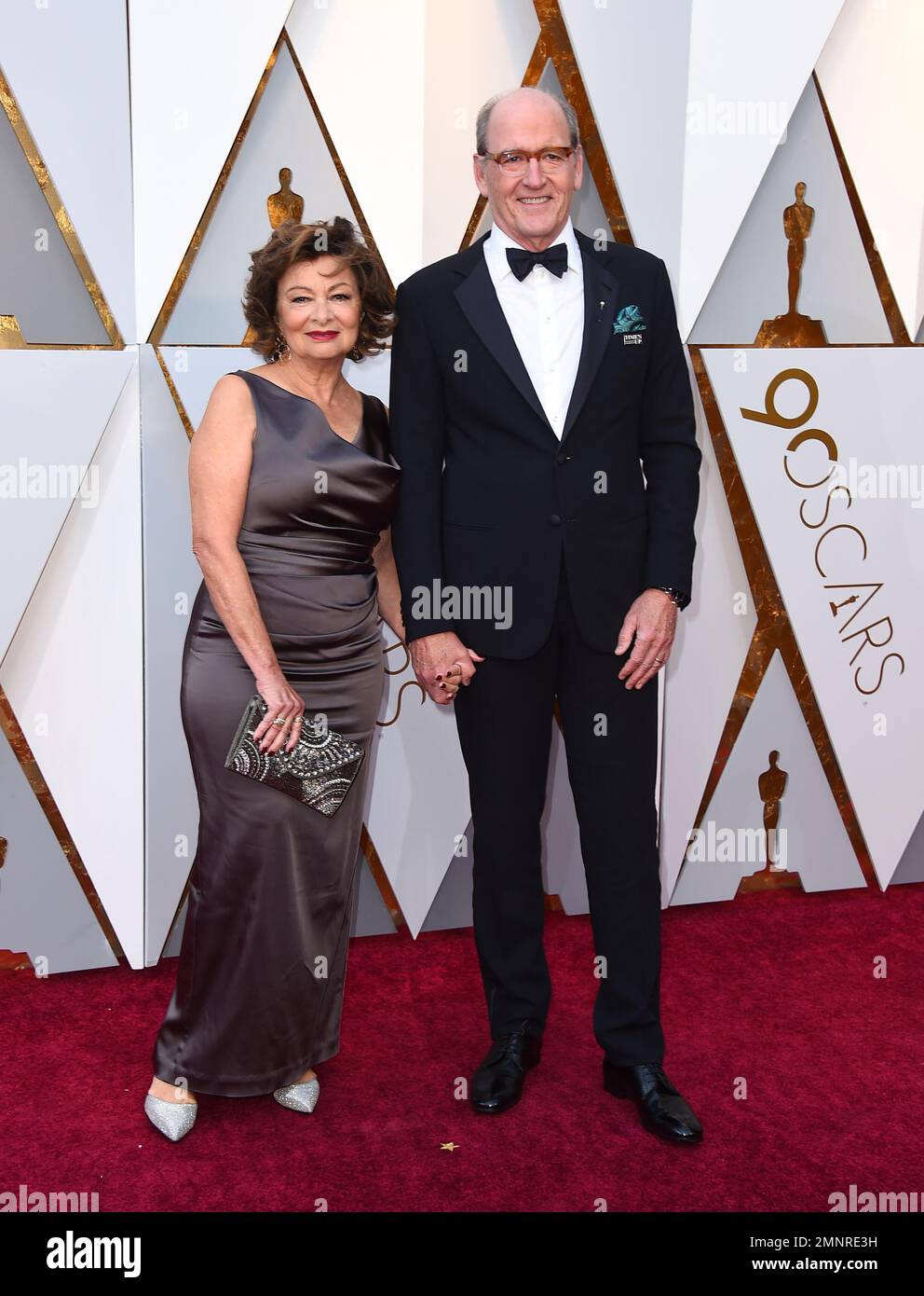 Sharon R. Friedrick, left, and Richard Jenkins arrive at the Oscars on ...