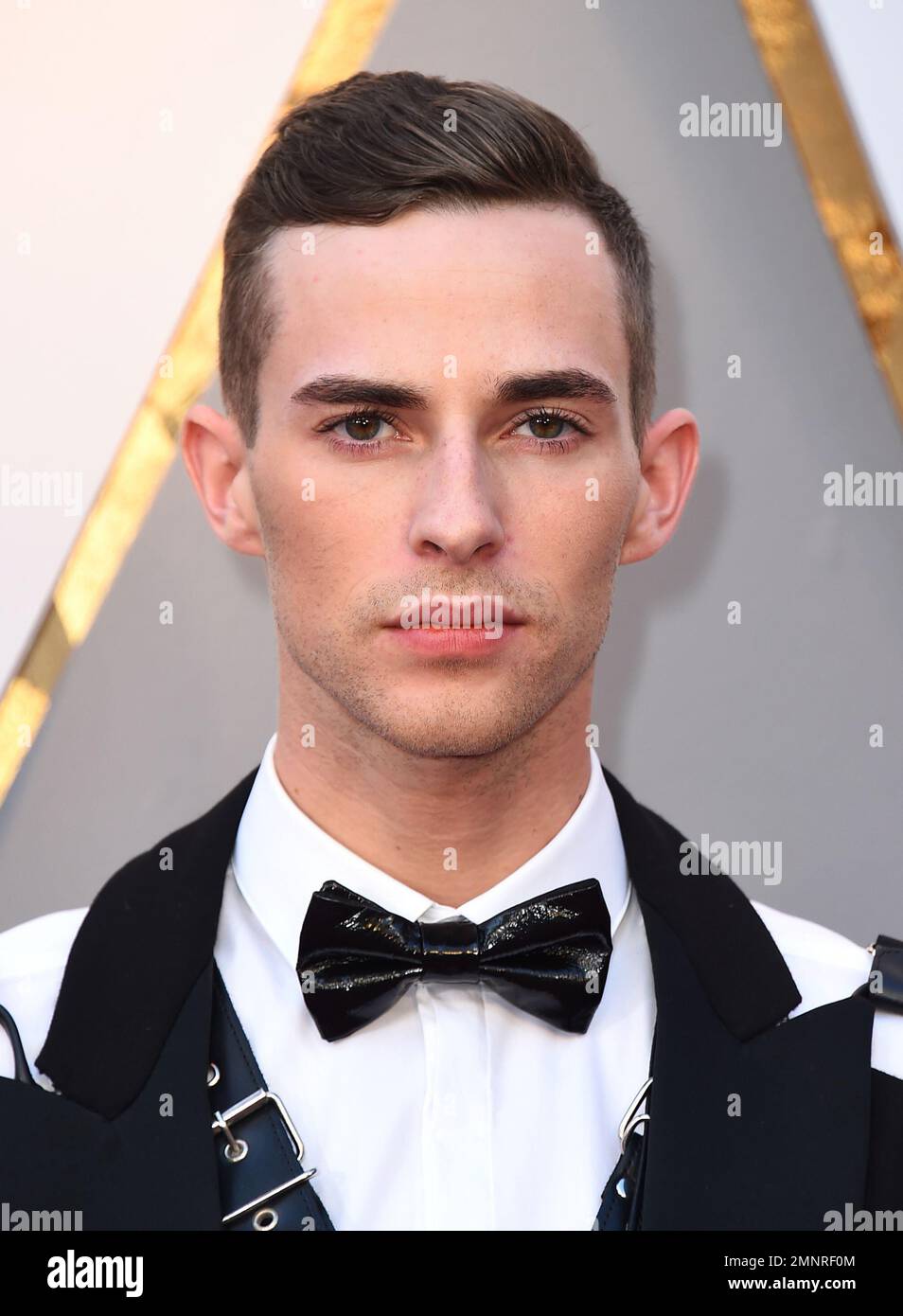 Adam Rippon arrives at the Oscars on Sunday, March 4, 2018, at the ...
