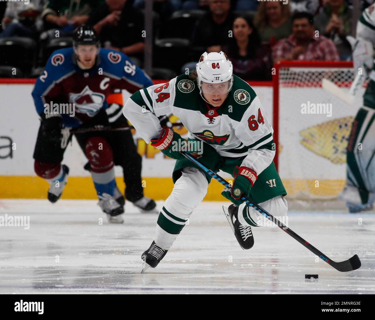 Minnesota Wild right wing Mikael Granlund (64) in the second period of ...