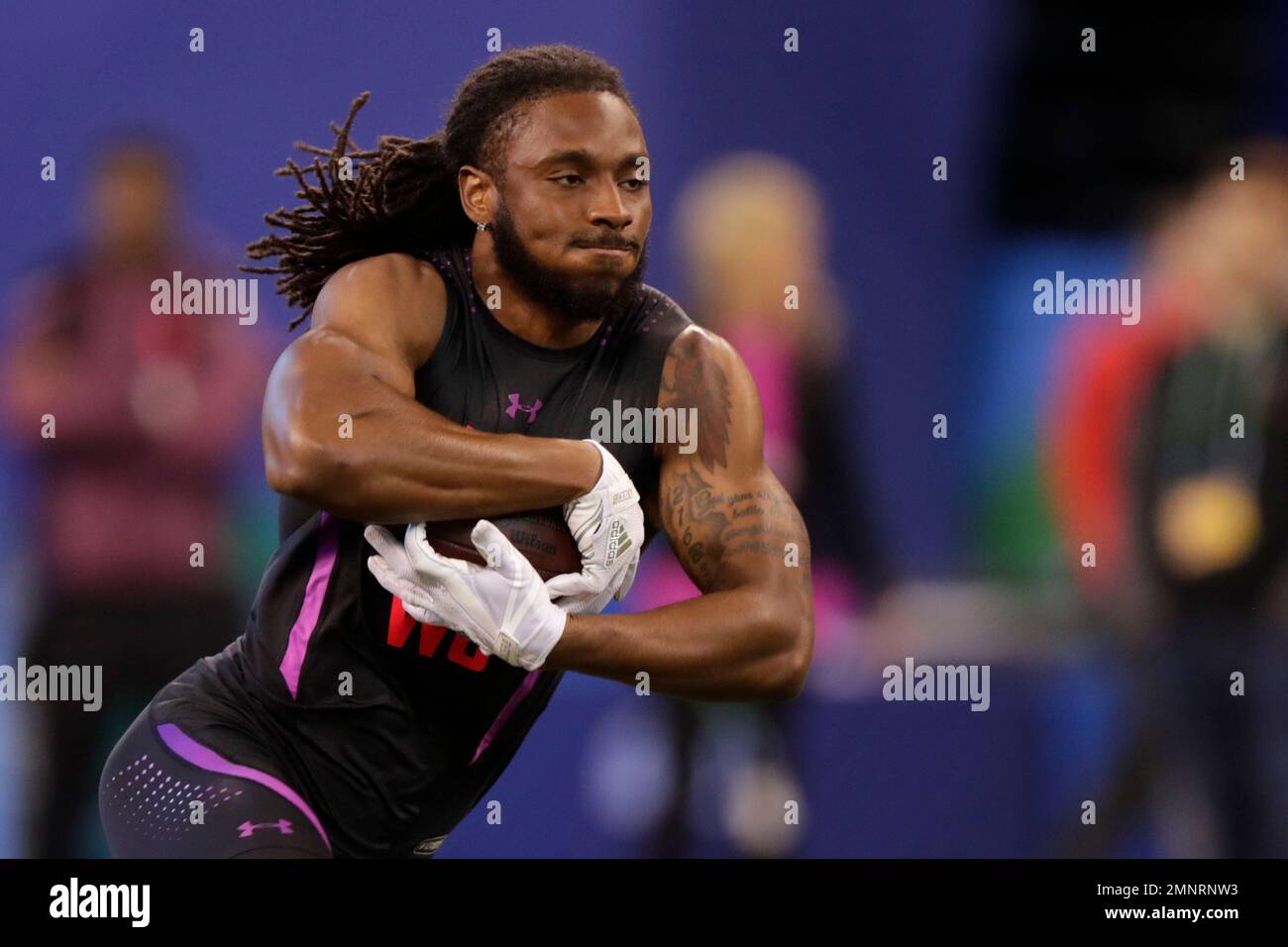 East Carolina wide receiver Davon Grayson runs a drill at the NFL ...
