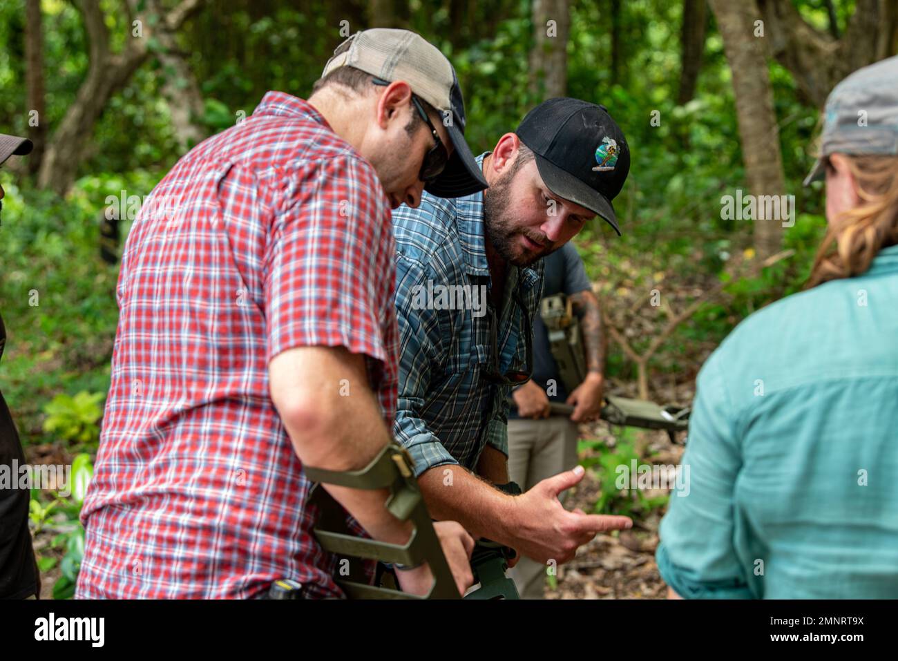 U.S. Navy Chief Petty Officer Zachary Orn, team sergeant with the ...