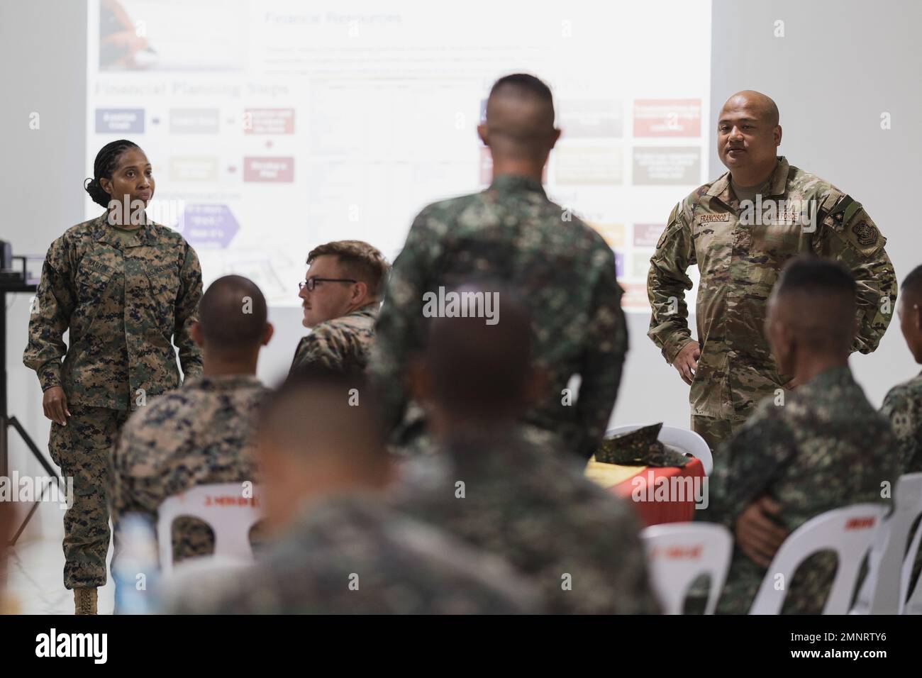 U.S. Marine Corps 1st Sgt. Kimberly Barton, company first sergeant with ...
