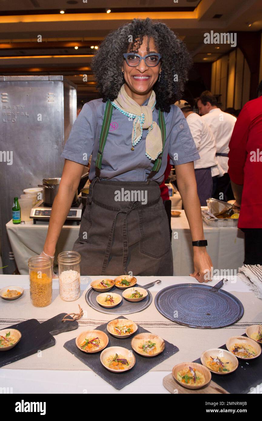 Chef and restauranteur Carla Hall participates in the C-CAP (Careers ...